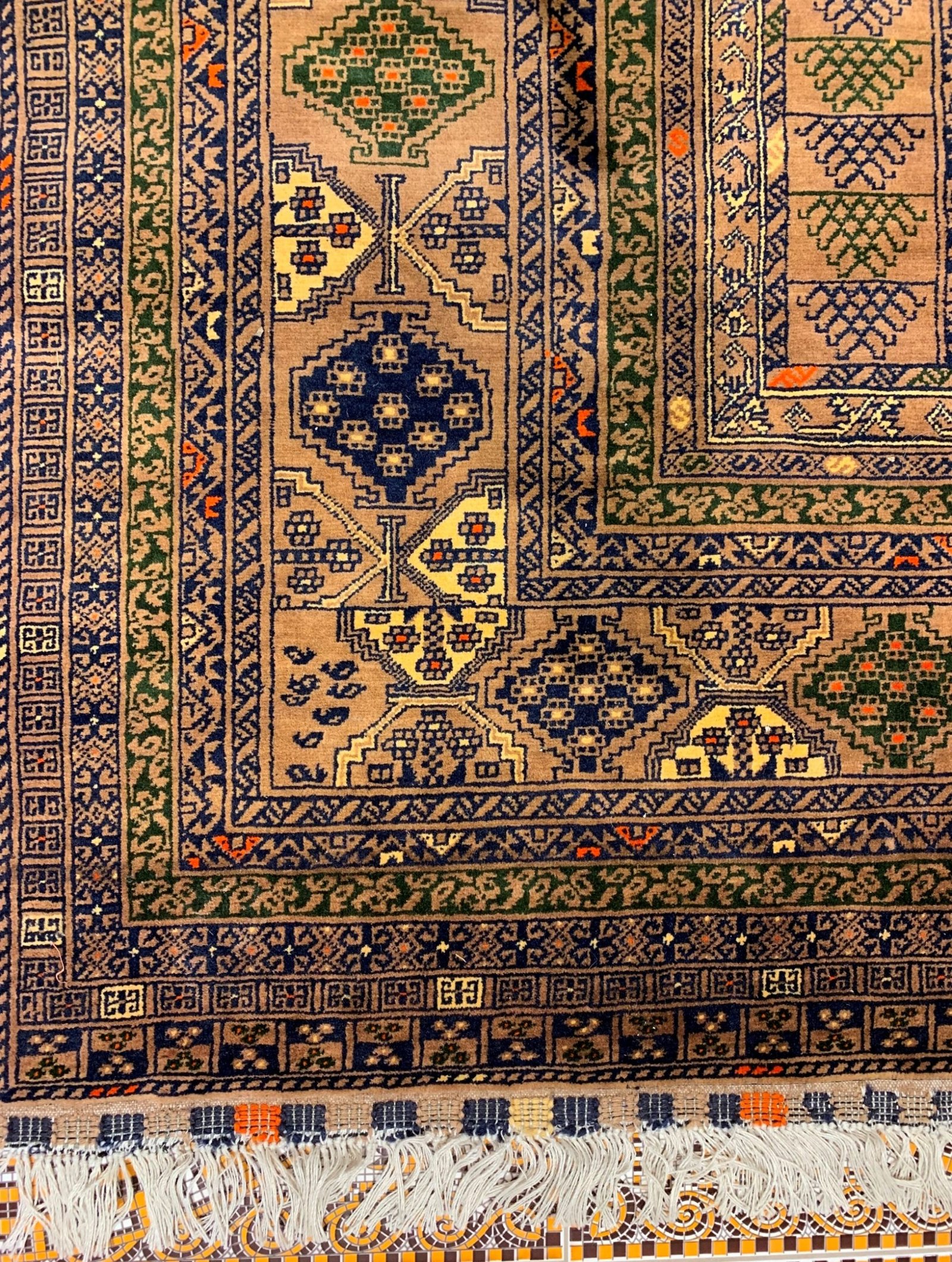 Afghan Hand Made Square Rug - Designer Upholstery Fabrics | Handicraft ...