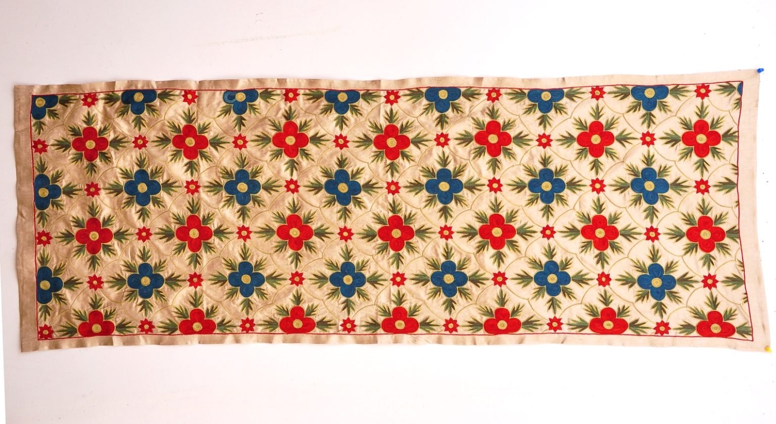 Floral Turkish design embroidery textile