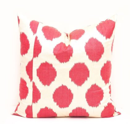 Buy Red Polka Dot Accent Pillow Case