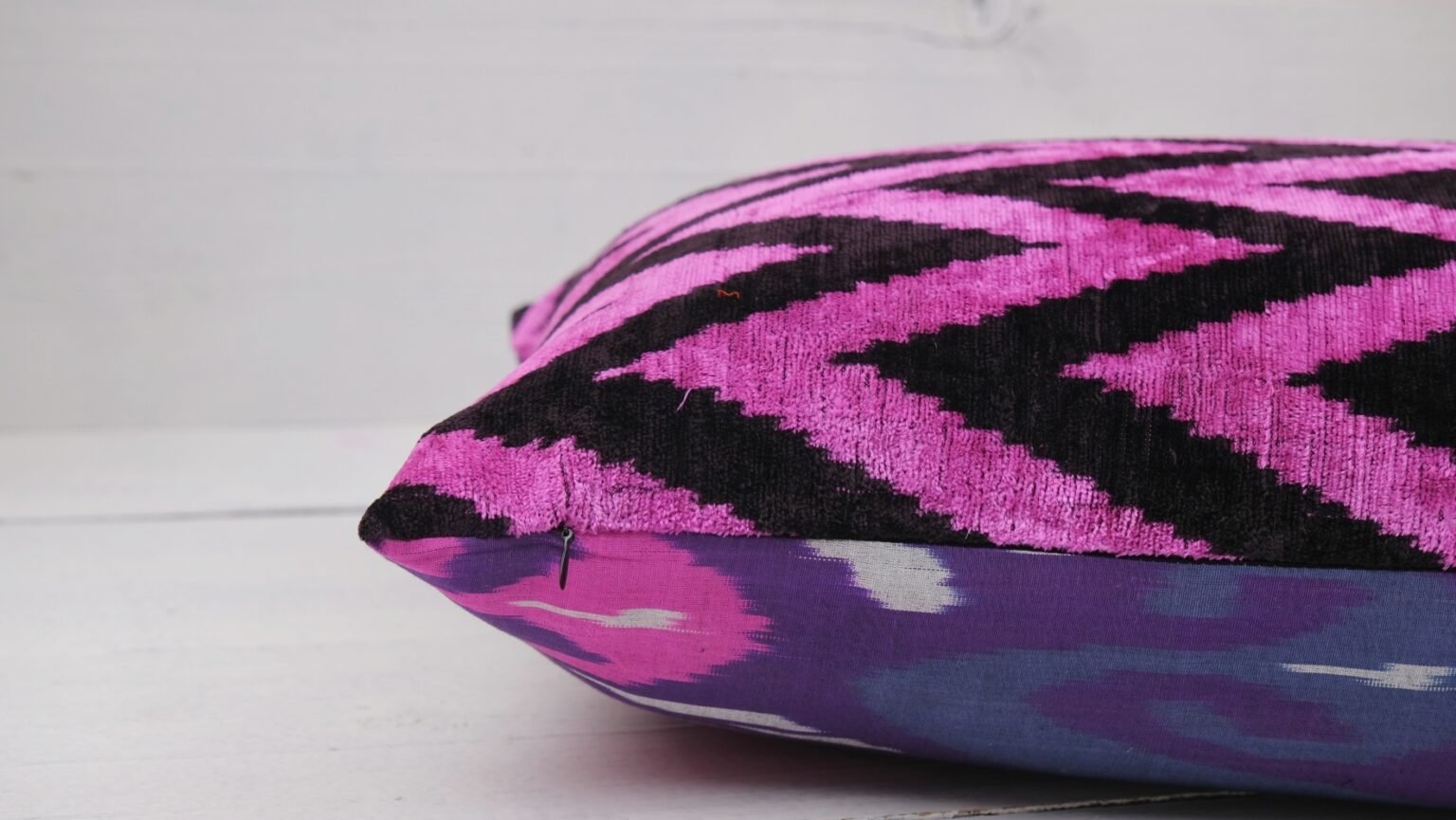 Luxury Velvet Chevron Cushion